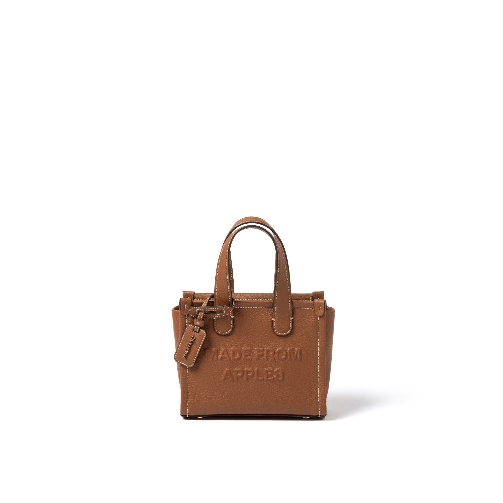 Alima Tote Bag S Cognac: vegane Tasche | Apfel | Miomojo